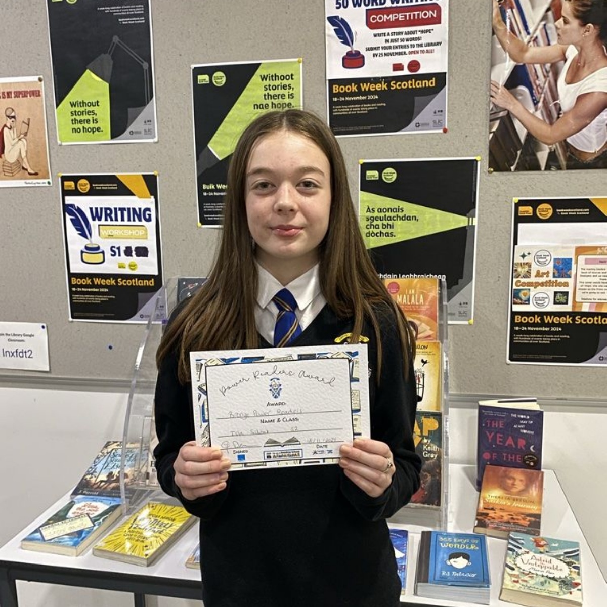 Inverness Royal Academy - Bronze Power Readers Award