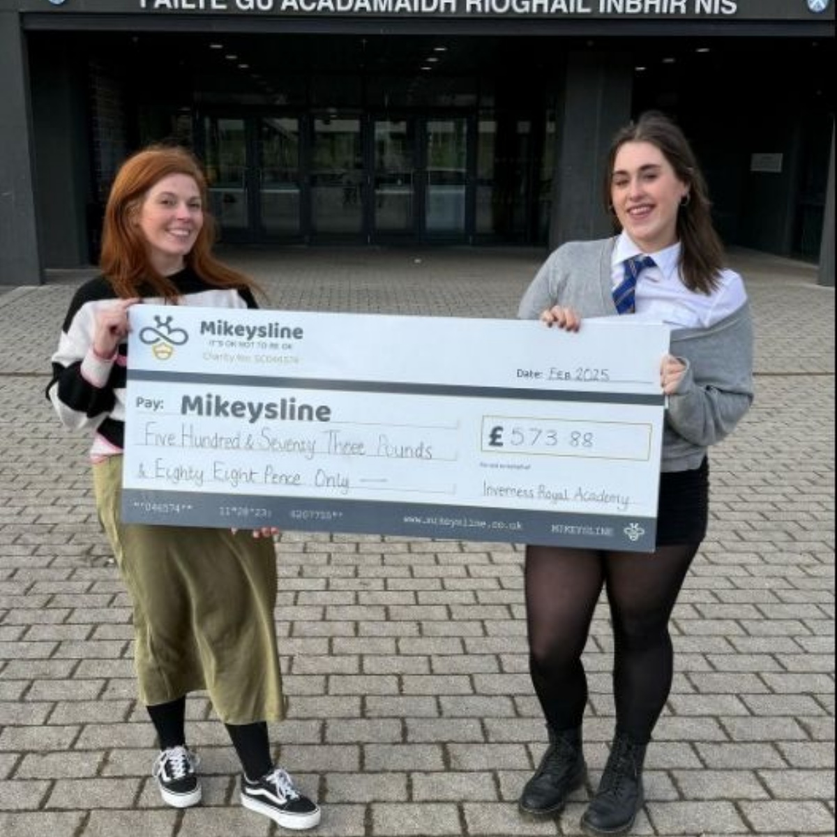 Inverness Royal Academy - Mikeysline Donation