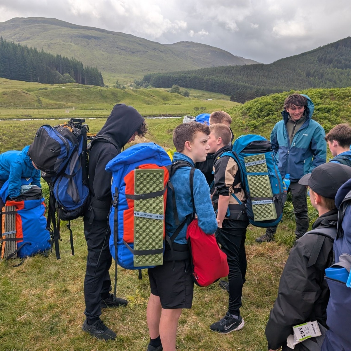Inverness Royal Academy - Spòrs Gàidhlig Camping Adventure